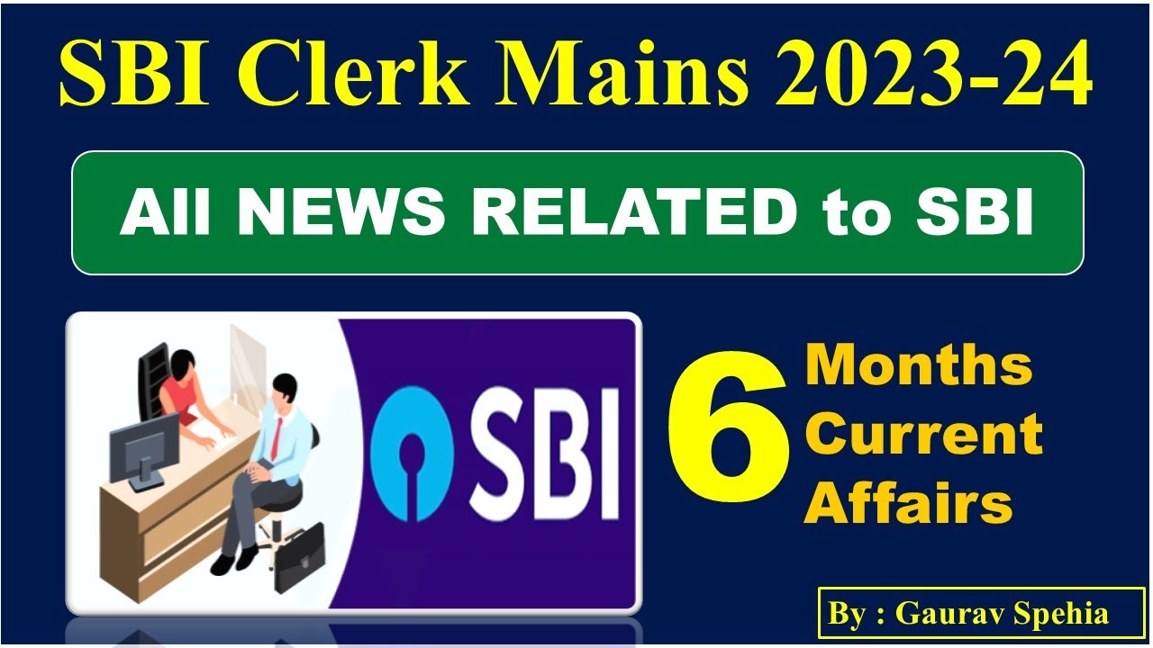 SBI in News | Important News related to State Bank of India | SBI Clerk ...