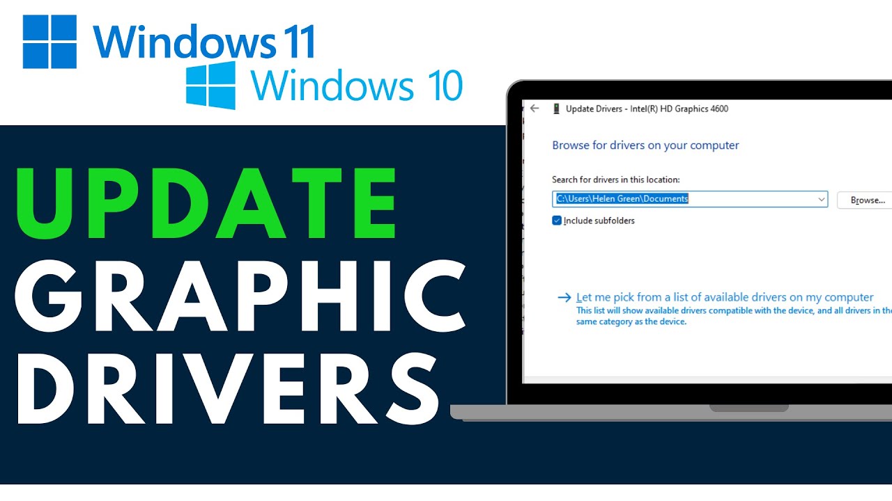 How To Update Graphics Driver Windows 11/10 in 2025 | Intel AMD Nvidia ...