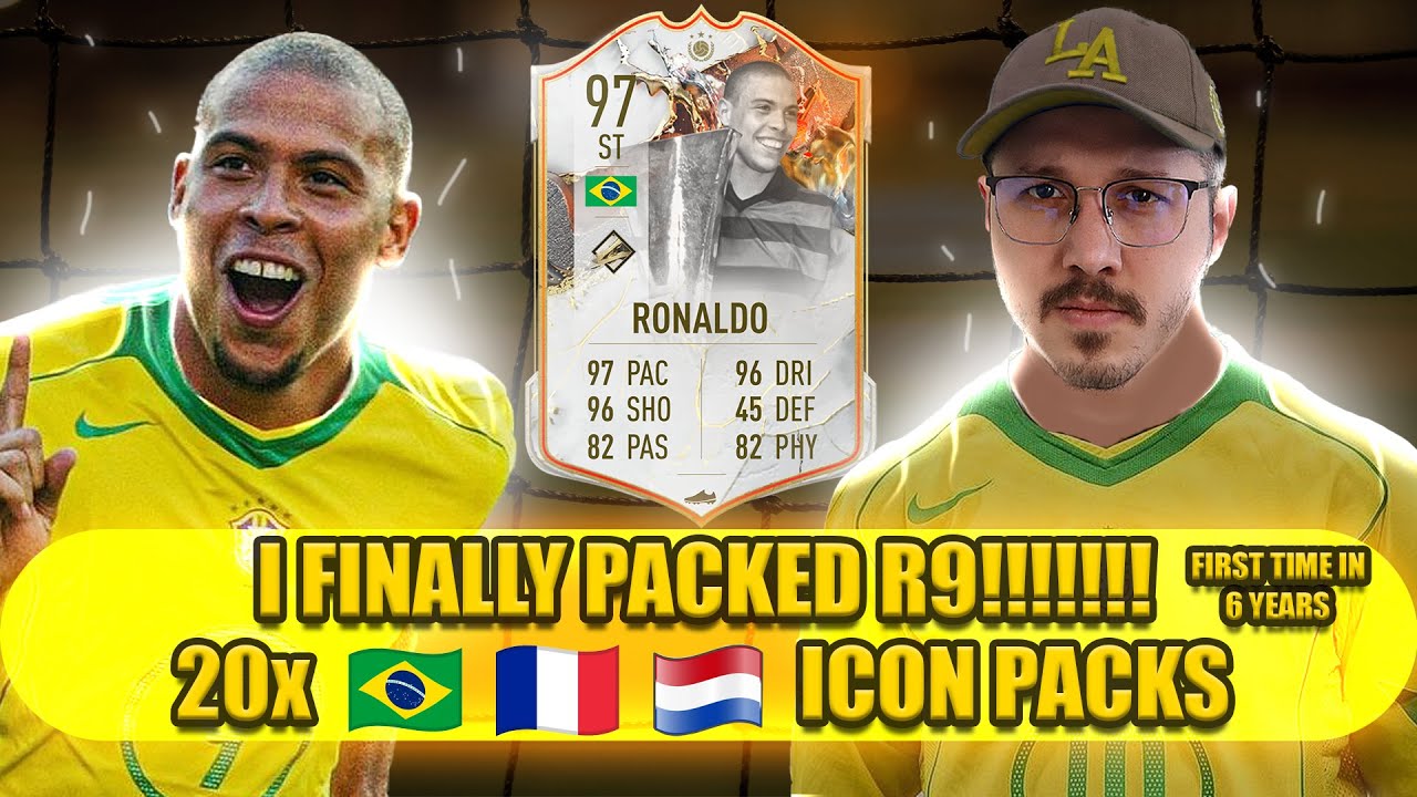 20x 90+ BRA/FRA/NETH ICON PACKS! 😍 I FINALLY PACKED R9 - FIFA 23 ...