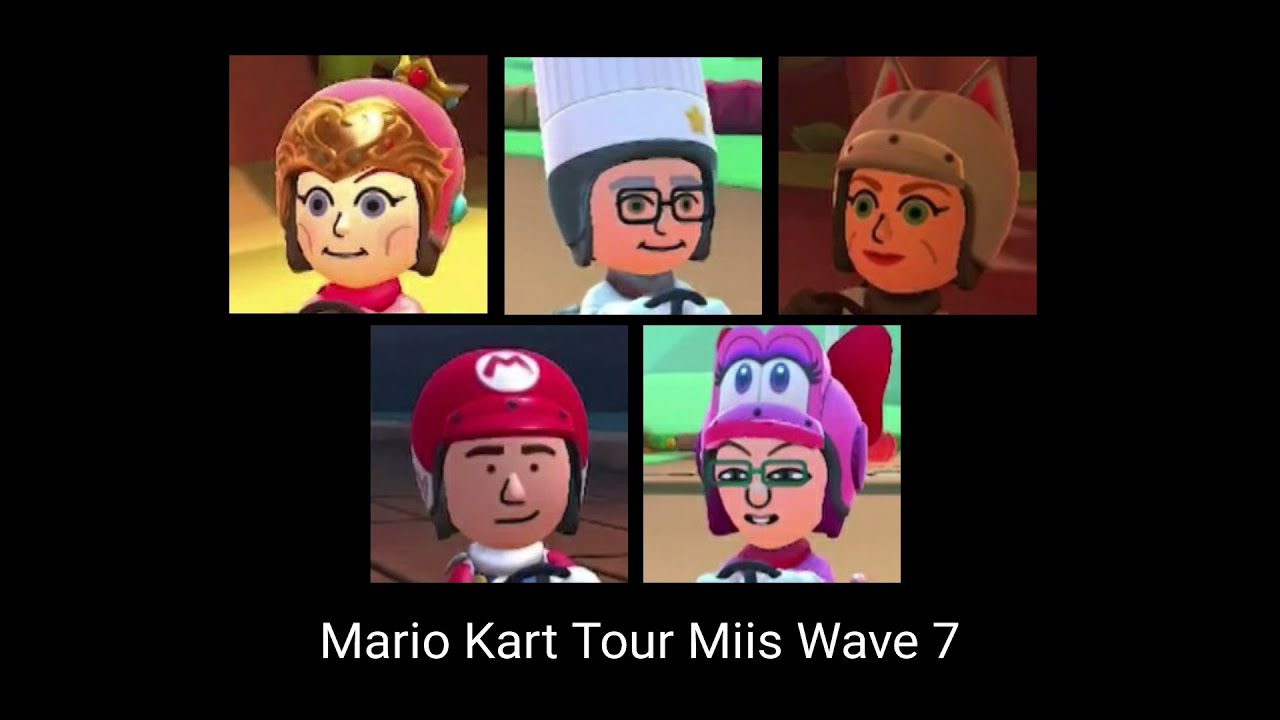 Mario Kart Tour Mii Characters Wave 7 - YouTube