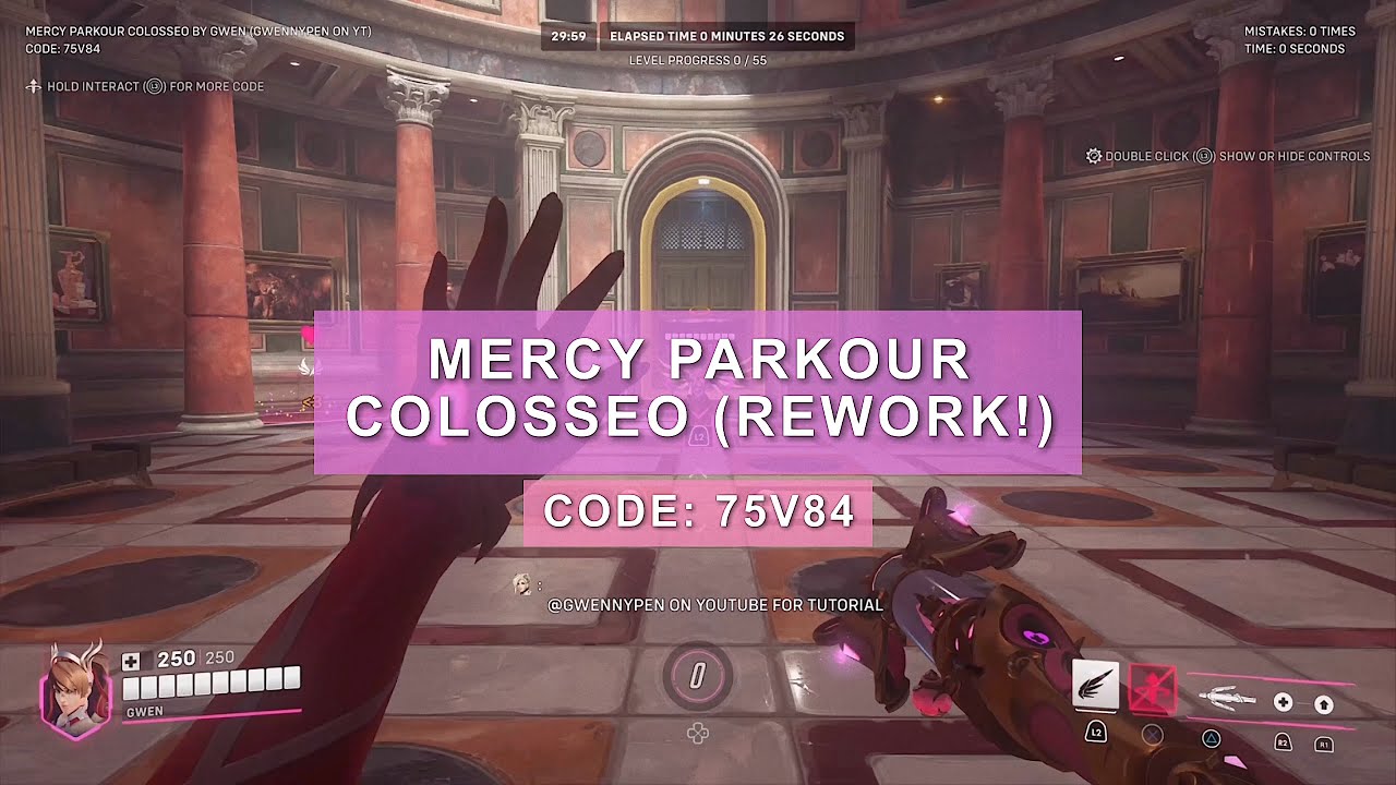 mercy parkour colosseo (75V84) - YouTube