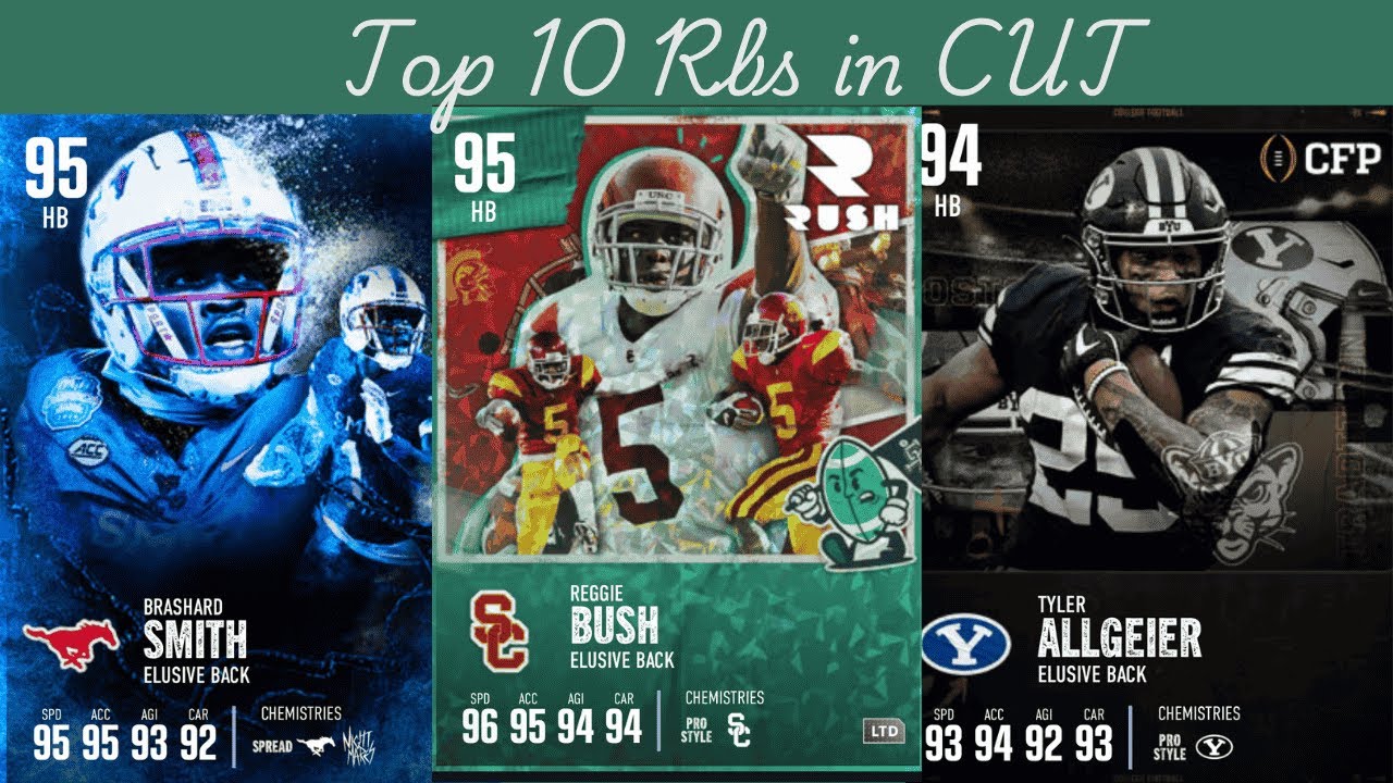 Top 10 Running Backs In College Football 25 - YouTube