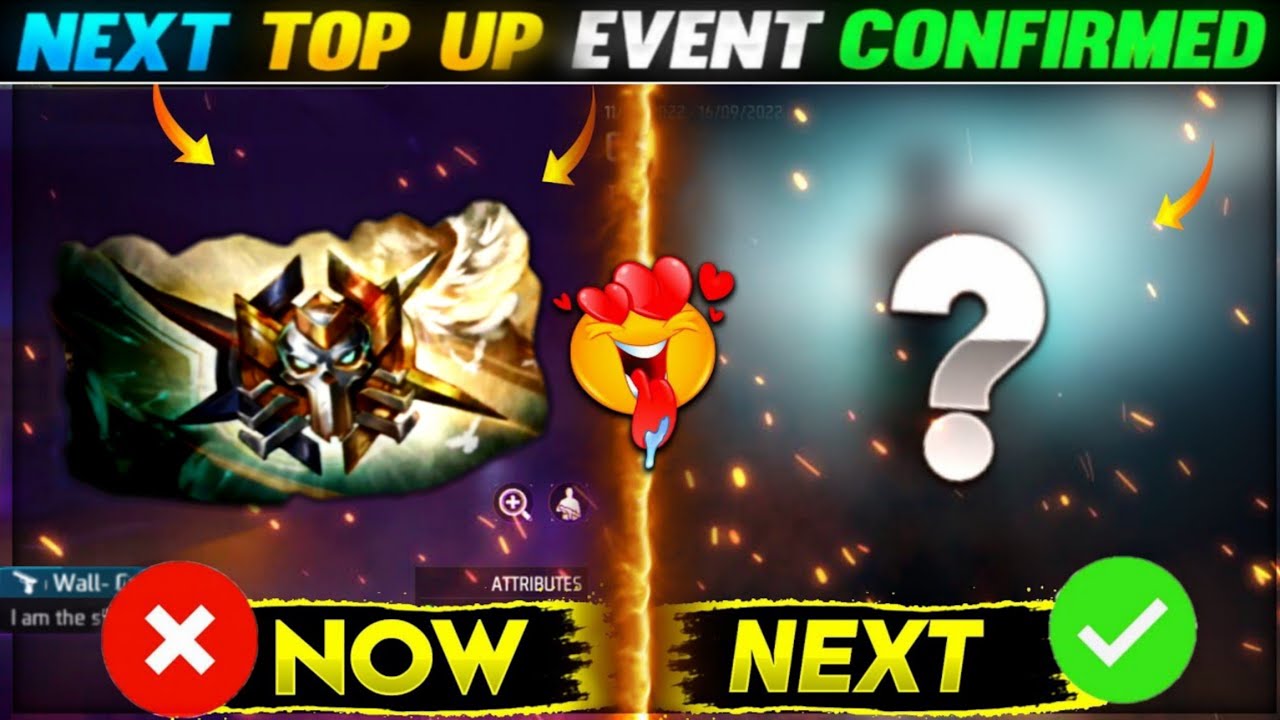 NEXT TOPUP EVENT FREE FIRE | TOP UP EVENT TONIGHT | TOP UP EVENT IN ...