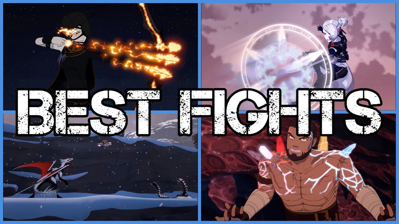 Top 5 Fights of RWBY Volume 8 - YouTube