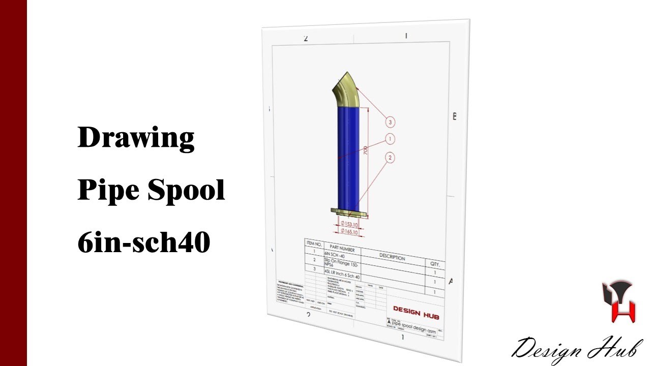 Piping spool design Exercise - 8 |Solidwork tutorial|Piping tutorial ...