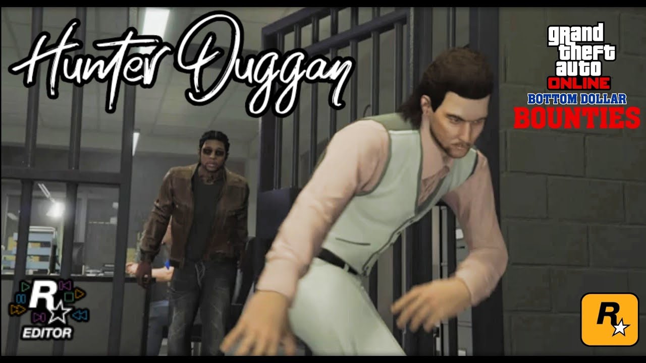 GTA 5 Bottom Dollar Bounties Target Hunter Duggan - YouTube