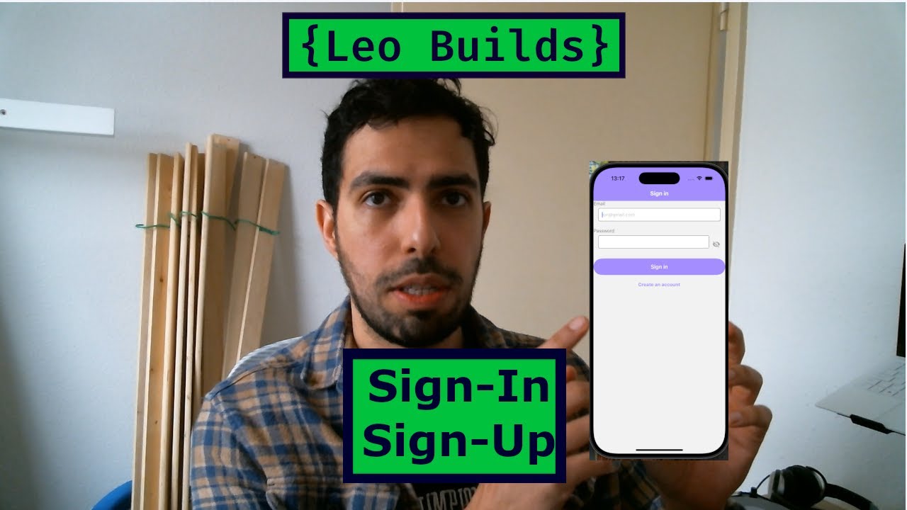 Adding Sign In and Sign Up functionality to a React Native App - YouTube