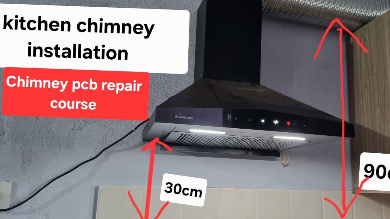 Sunflame Chimney Installation | 30 मिनट में खुद लगाएं! kitchen chimney ...