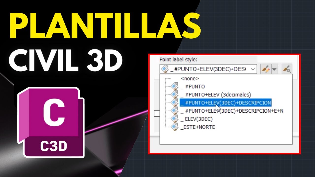 Trabajar con Plantillas | Tutorial Civil 3D - YouTube