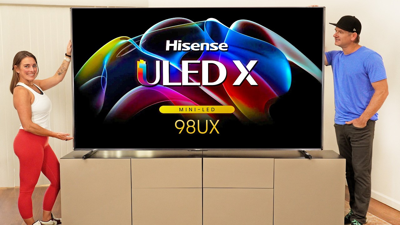 Enormous 98" Hisense UX - The Best Big TV Yet? - YouTube
