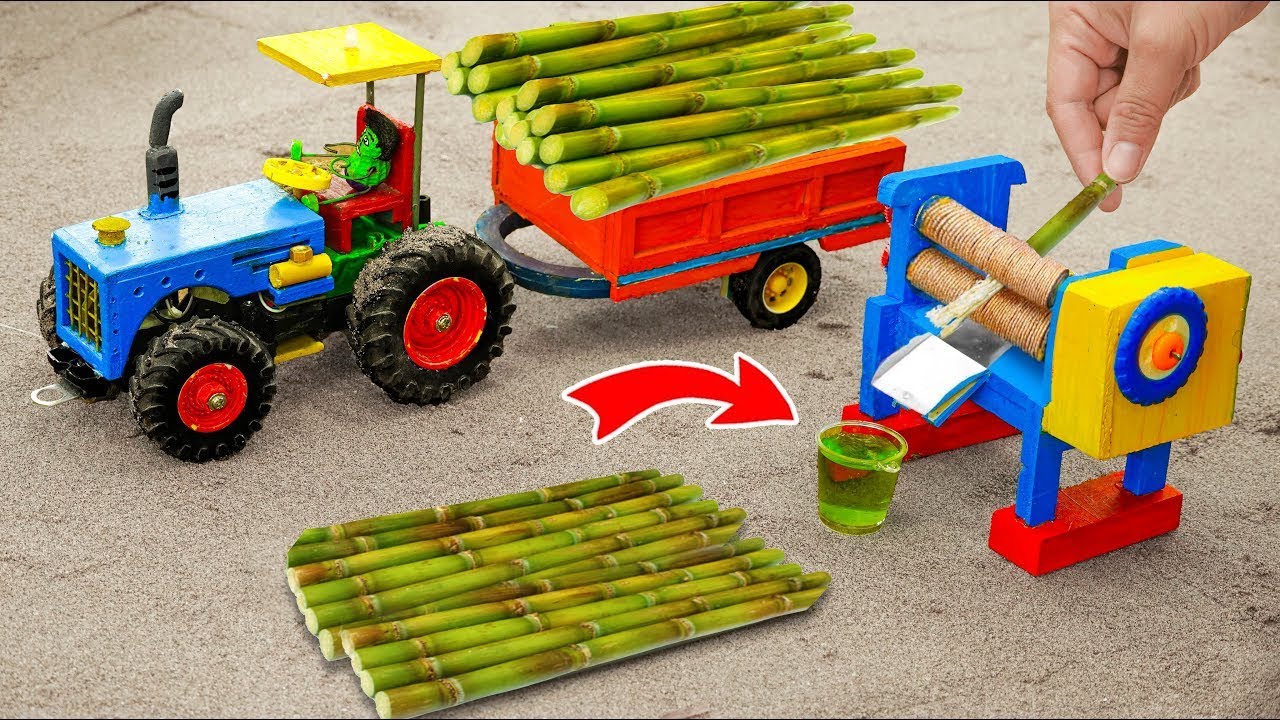 Top diy tractor making mini mango sugar cane juice machine diy juicer ...
