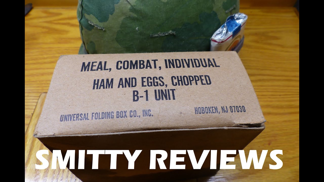 1978 - US Meal Combat Individual MCI - Ham & Eggs, Chopped - YouTube