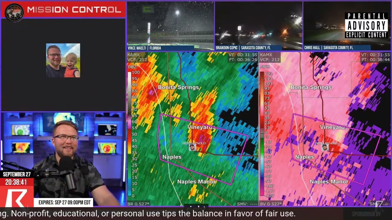 Hurricane Ian Coverage With Multiple Storm Chasers...FOX NEWS AND Ryan ...