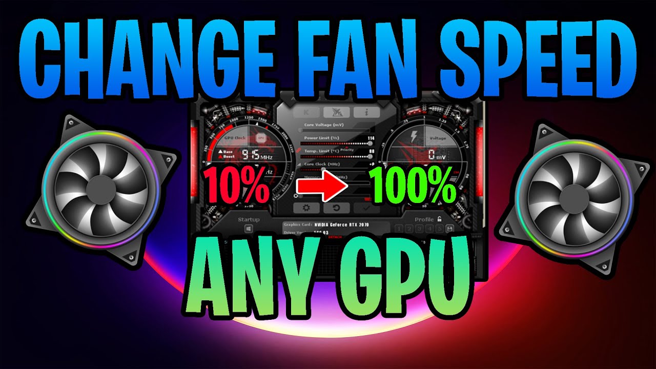 How To Increase or Decrease Fan Speed on ANY GPU with MSI Afterburner ...