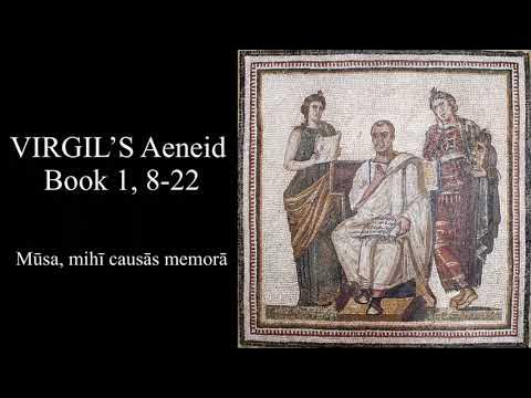 VIRGIL Aeneid Book 1, 8-22: Musa, mihi causas memora - YouTube