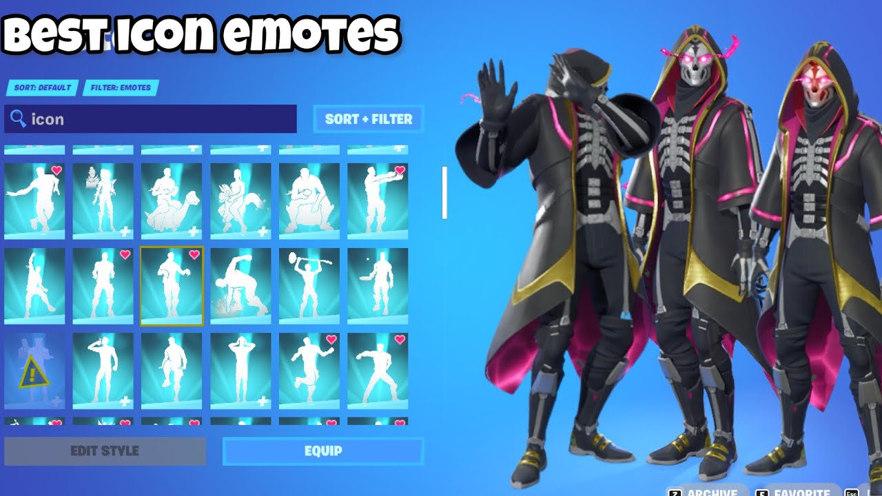 New Fortnite Skulldrifter skin with Best TikTok Dances & Emotes! - YouTube