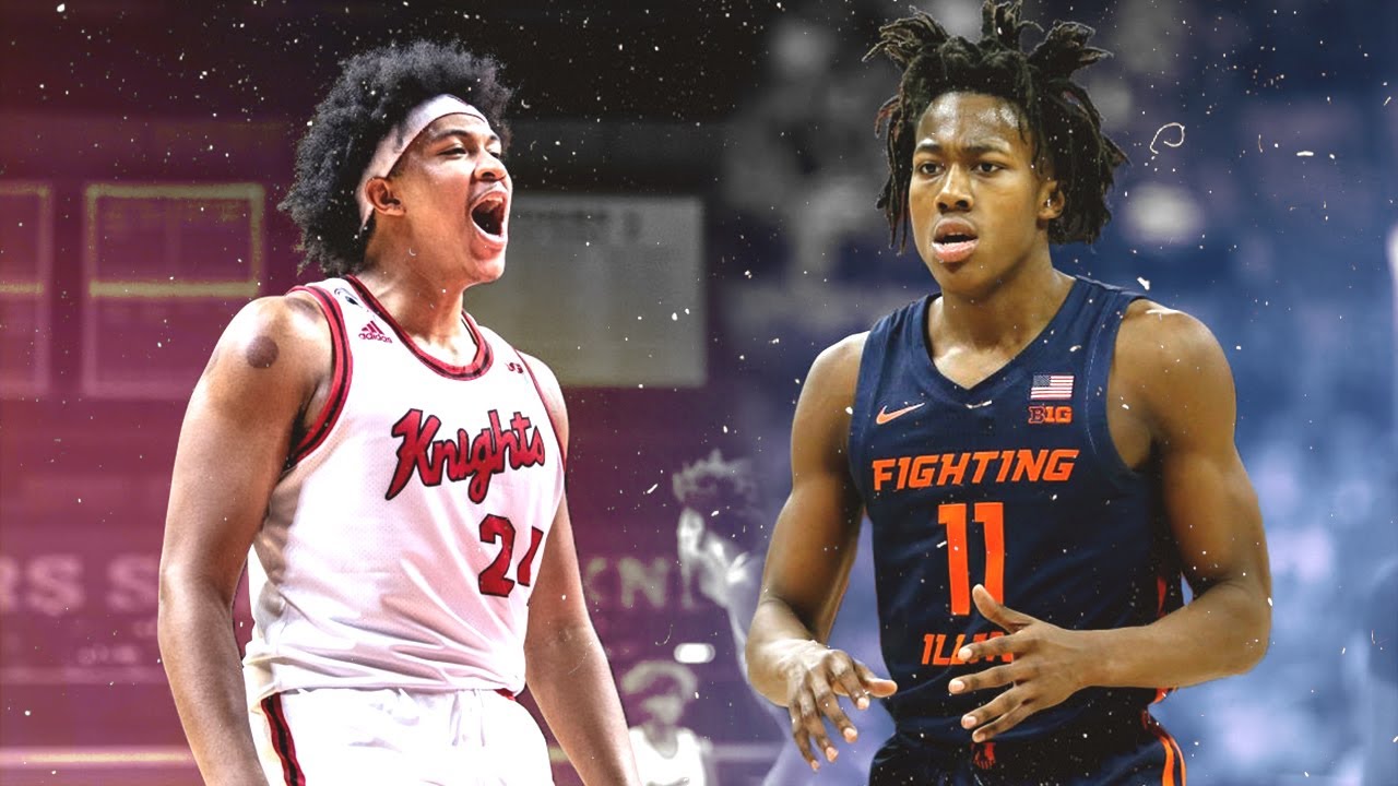 Ron Harper Jr & Ayo Dosunmu Go Shot For Shot Combining For 48 Pts ...