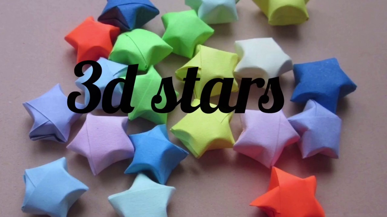 Origami star | 3d stars | paper stars - YouTube