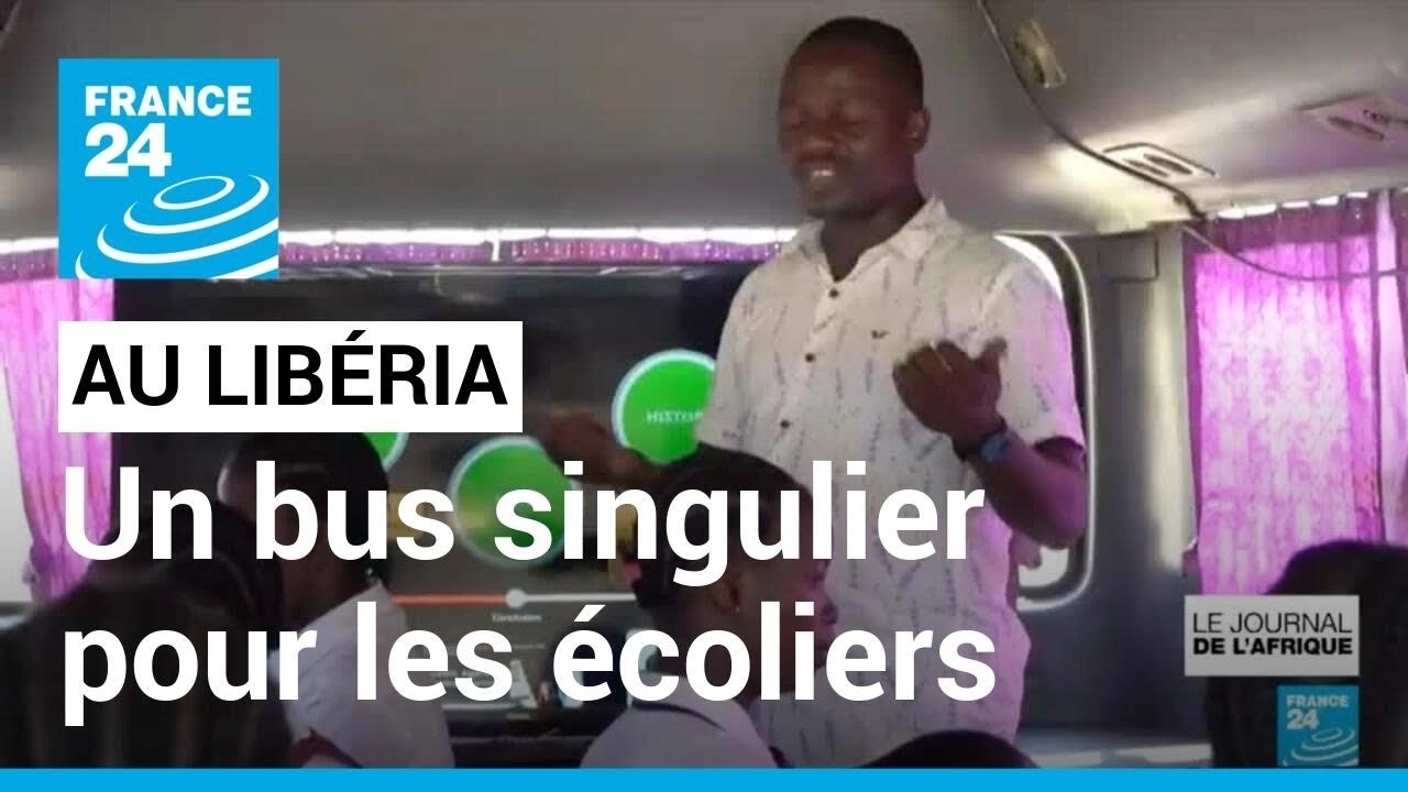 Le bus informatique sillonne le Libéria : d'école en école pour initier ...