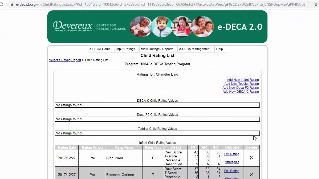 e-DECA: Viewing a Rating - YouTube
