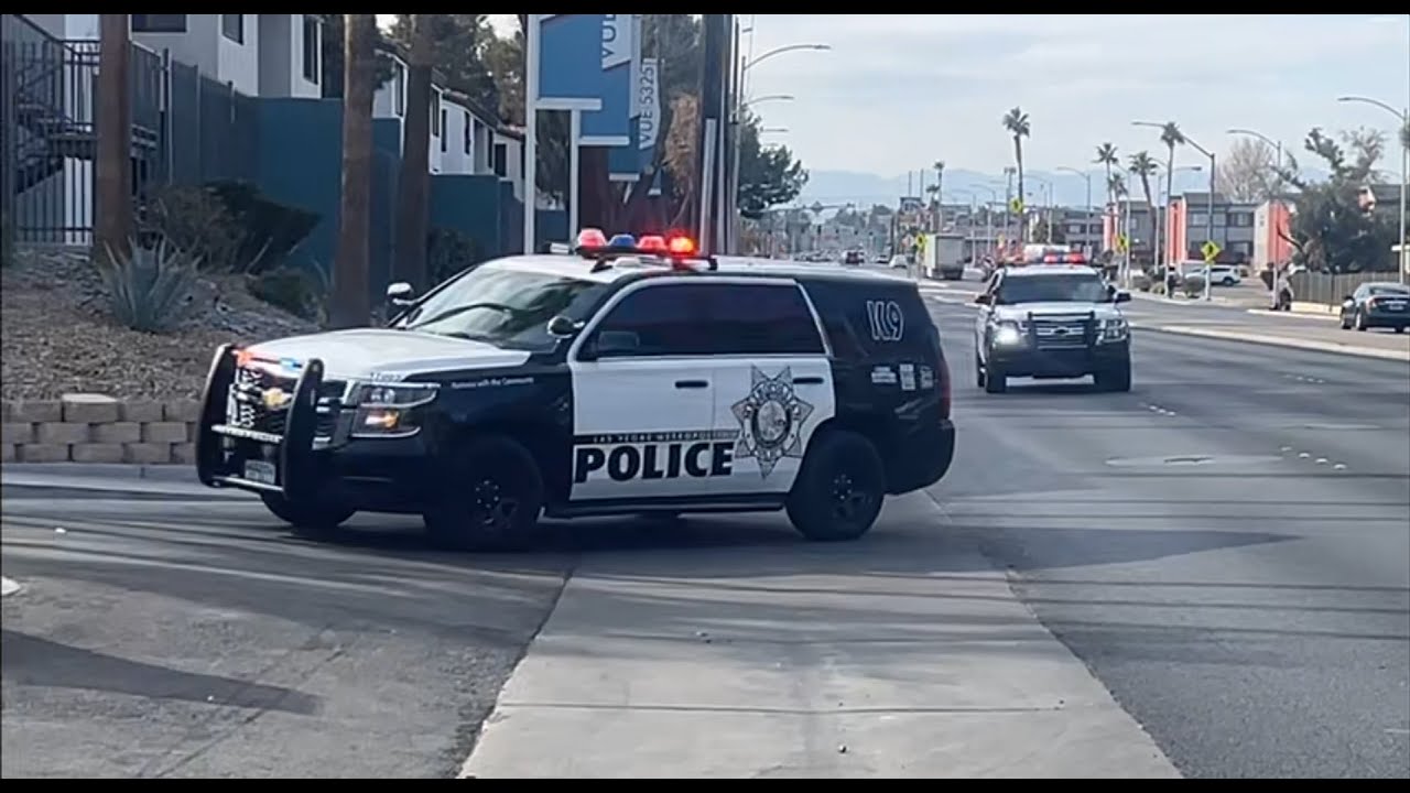 *HELICOPTER & K9 UNITS* LVMPD Responding Code 3!! - YouTube