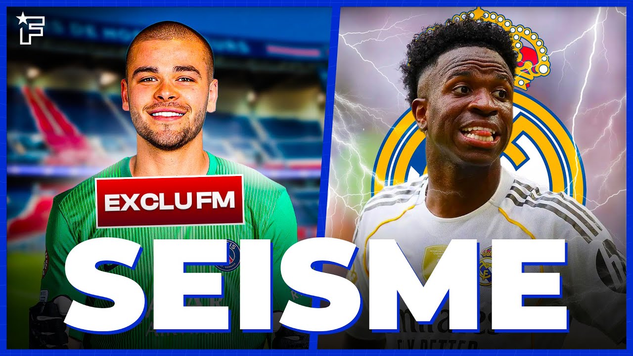 ACCORD pour Lucas Chevalier au PSG, le Real MET EN VENTE Vinicius Jr ...