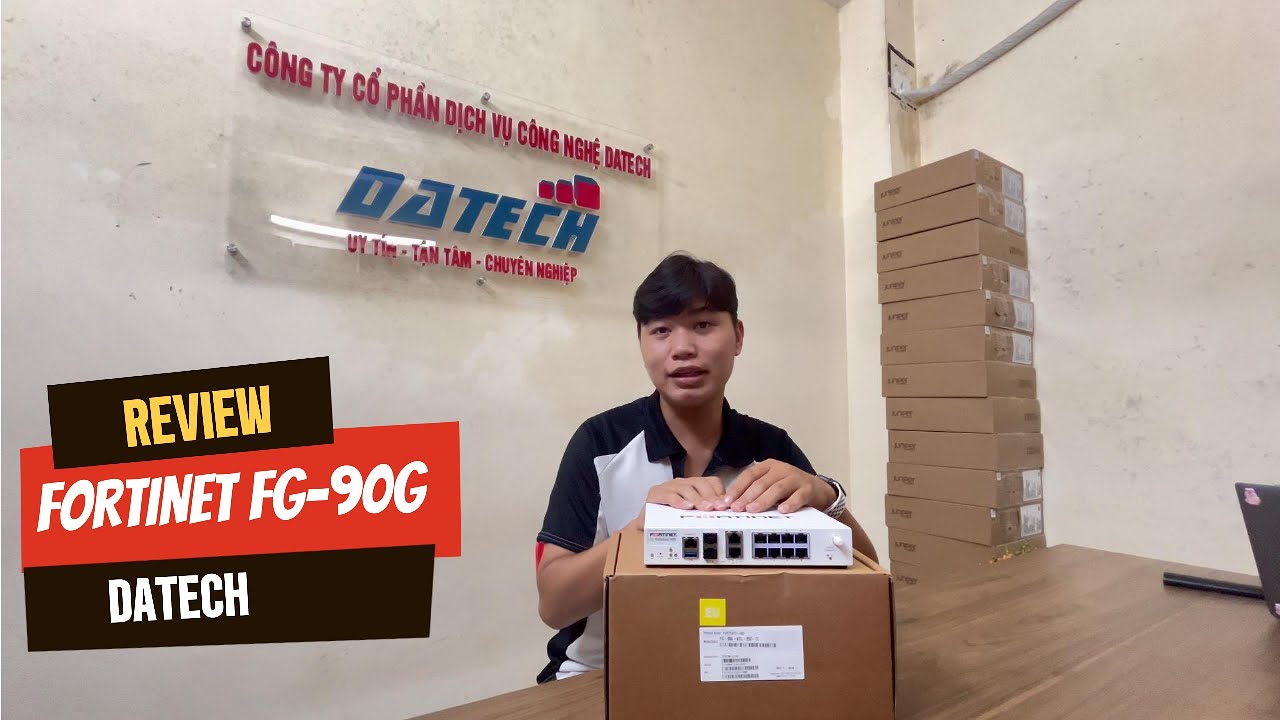 Review FireWall Fortigate FG-90G | DATECH - YouTube