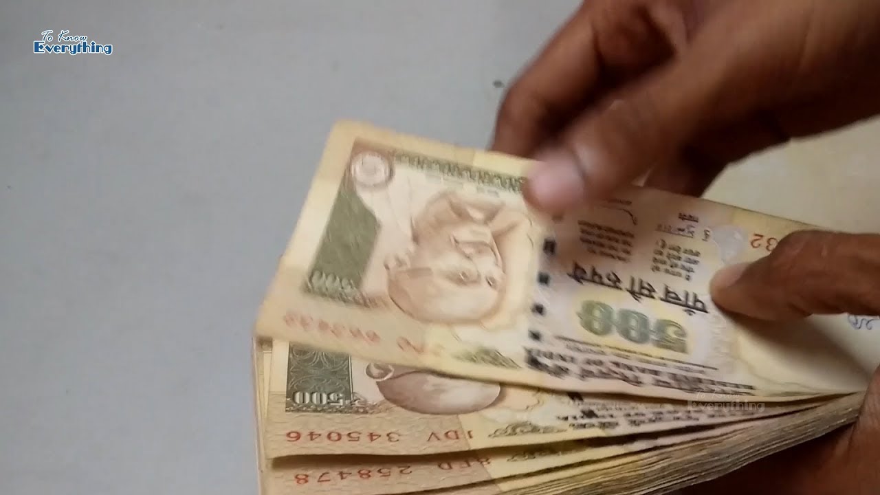 Old 500 Notes Counting Memory | Cash Counting By Hand | Fast Money ...