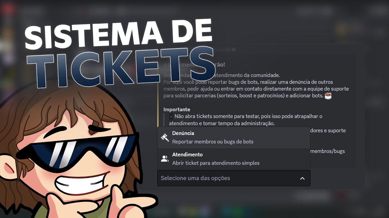 Como Criar um Sistema de Tickets 📞 Ticket Tool & Sapphire Bot - YouTube