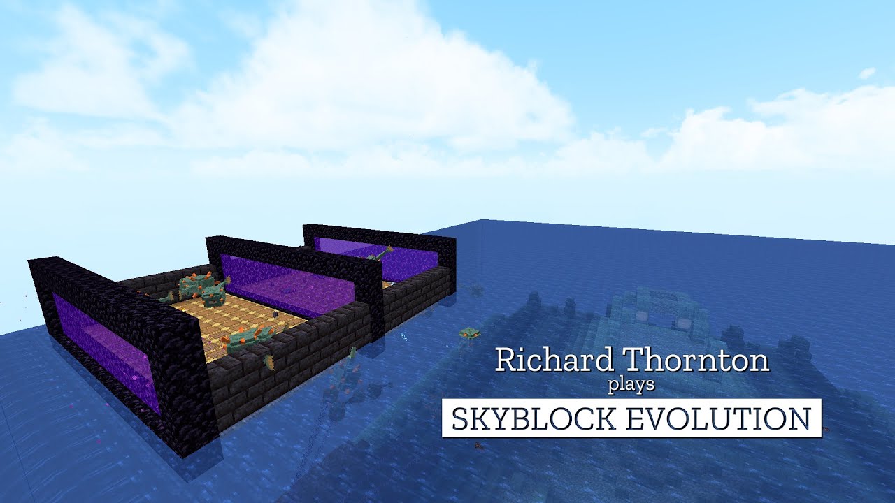 A Guardian Farm?! • Ep 9 • Skyblock Evolution 2 - YouTube