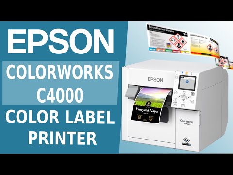 Epson ColorWorks C4000 Deep Dive - Easy On-Demand Color Label Printing ...