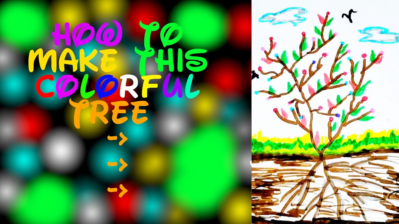 Quarantine Makes: Colorful Tree - YouTube