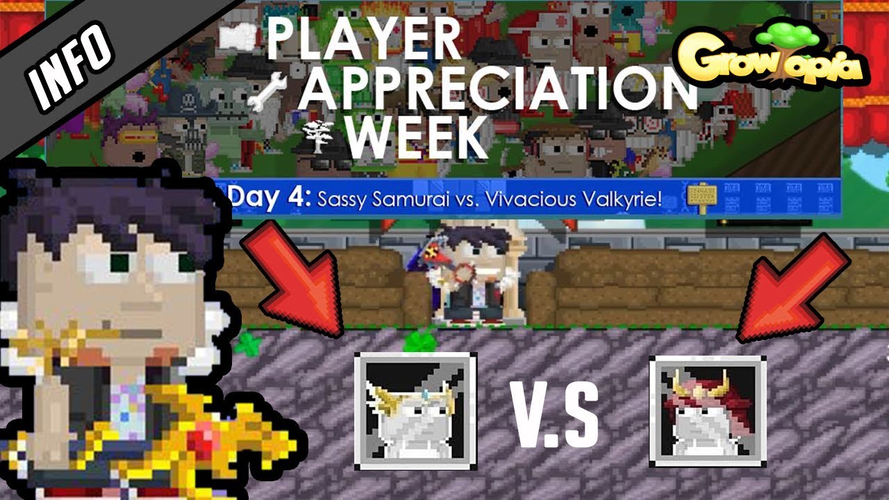 PAW DAY 4 | Sassy Samurai vs. Vivacious Valkrye! | GrowTopia Indonesia ...