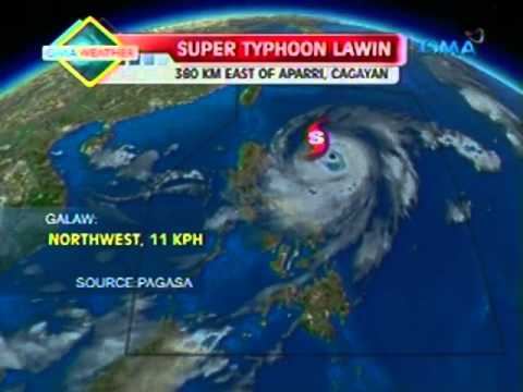 Saksi: Super typhoon Lawin, nananatili ang lakas habang papalapit sa ...