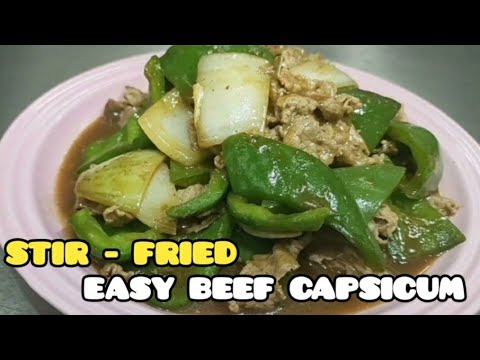BEEF CAPSICUM RECIPE - YouTube