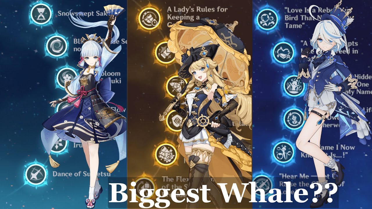 Biggest Whale I've seen?? | Genshin Impact Account Review - YouTube