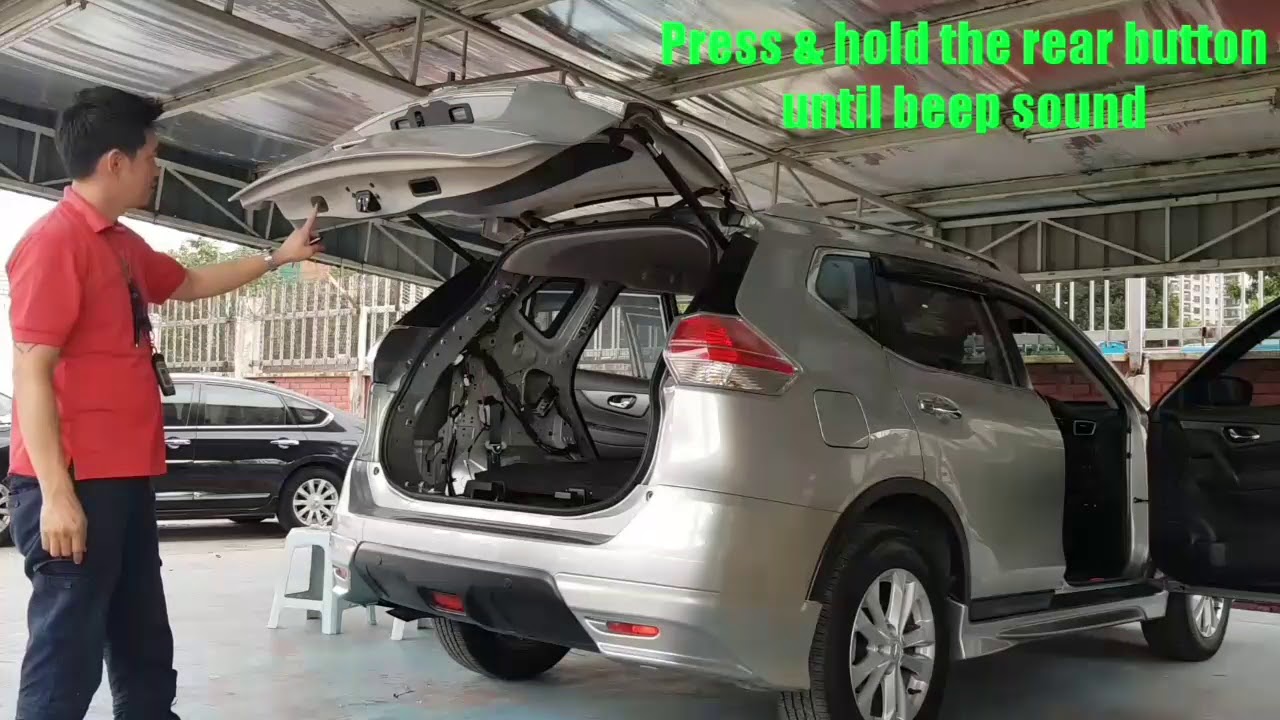 X Trail Electric Tailgate By TCAT - YouTube