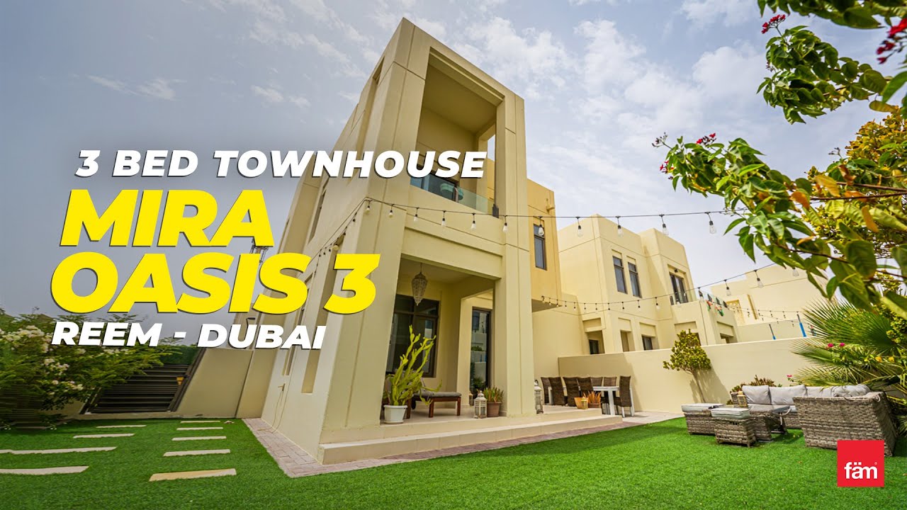 Spectacular 3BR Townhouse for Rent in Mira Oasis 3, Dubai | Unique ...