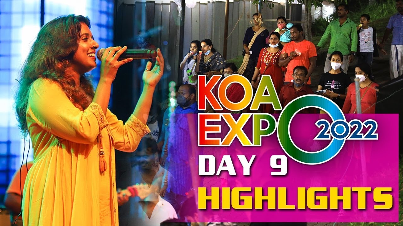 SITHARA KRISHNAKUMAR MUSICAL NIGHT | KOA EXPO 2022 | EXPO HIGHLIGHTS ...