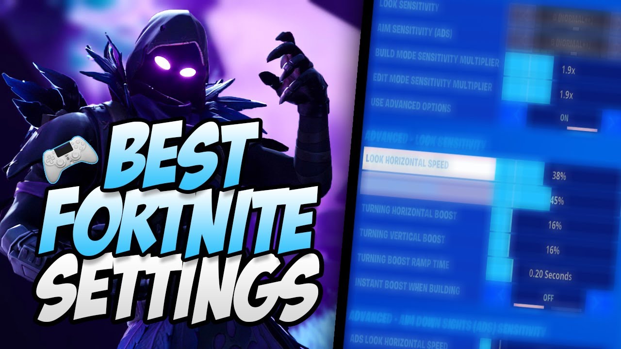 BEST CONTROLLER SETTINGS in Fortnite! PRO PLAYER SETTINGS FOR PS4/XBOX ...