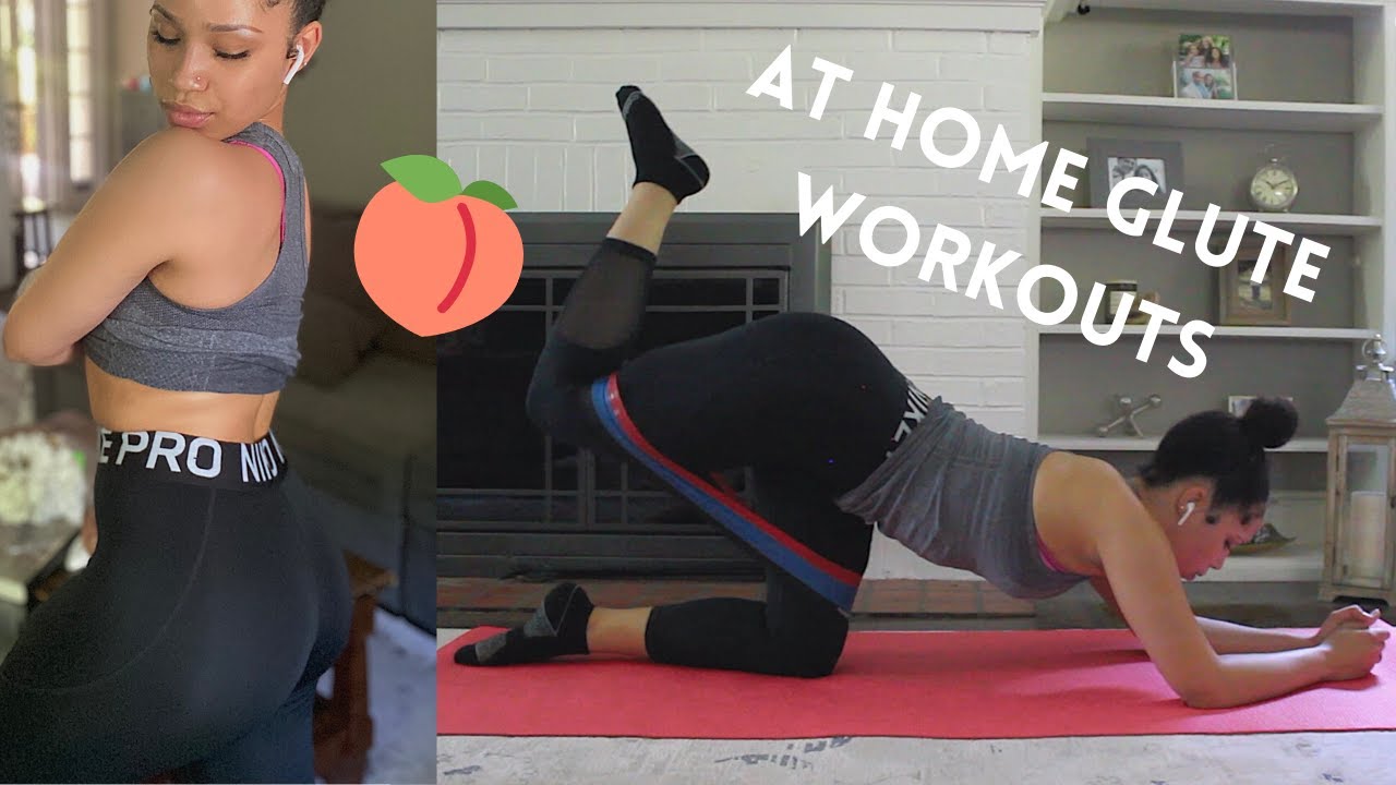 3 Easy GLUTE WORKOUTS | At Home Workout - YouTube