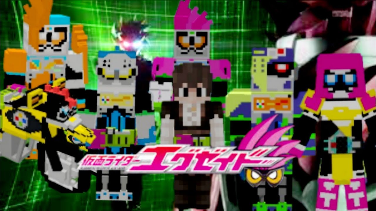 KAMEN RIDER EXAID ADDON | MINECRAFT - YouTube