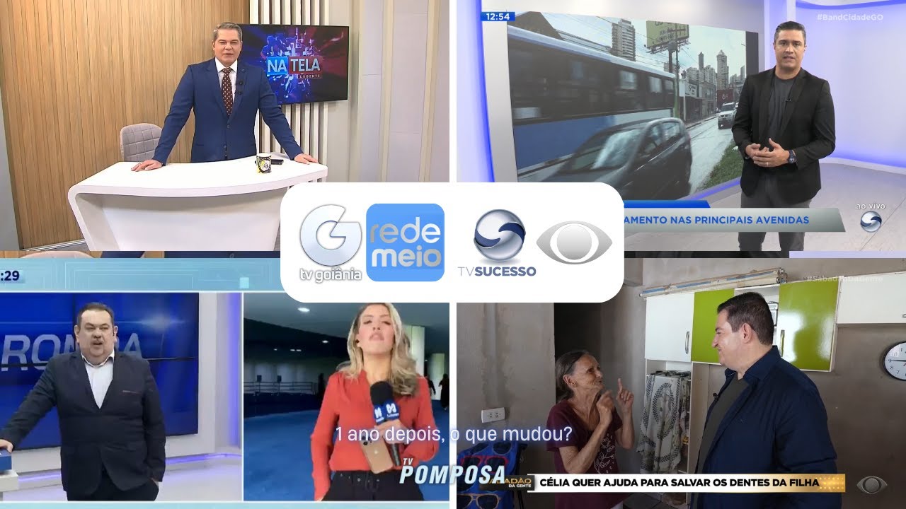 A situação da TV Goiânia e da TV Sucesso 1 ano após as trocas de ...