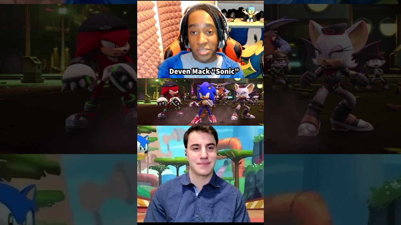 Deven Mack voice of Sonic in Sonic Prime on his character in the ...