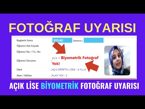 Biyometrik Fotoğraf Uyarısı! Açık Lise Sayfasına Biyometrik Fotoğraf Nasıl Yüklenir?