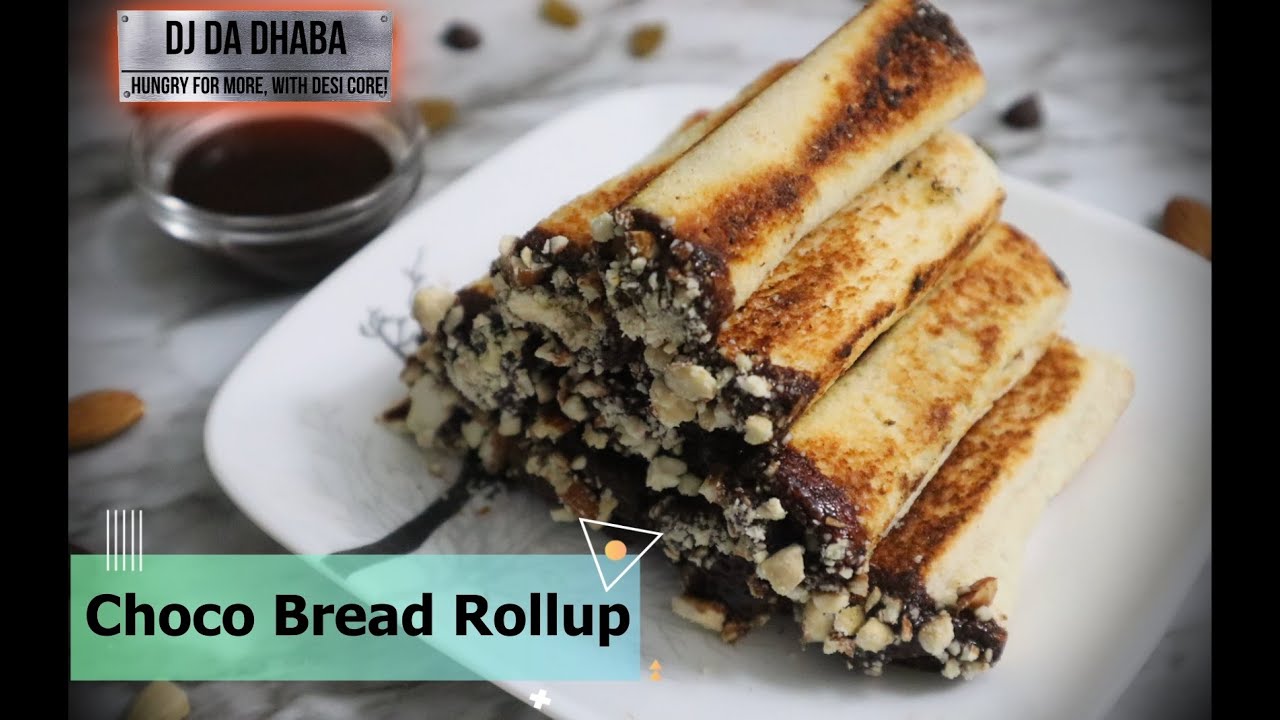 Choco Bread Rollup| Chocolate Bread Roll| Instant Dessert| Try this ...