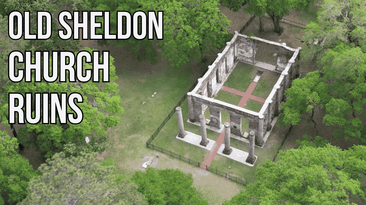 The Church That Burned Twice | Exploring Old Sheldon Church Ruins - YouTube