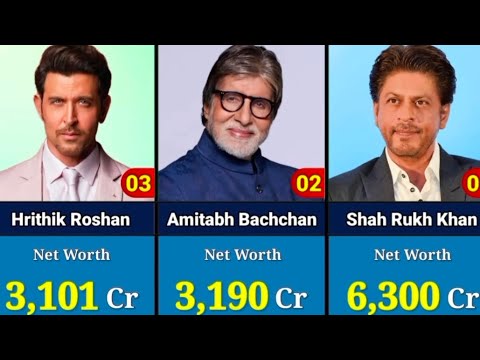 2024's Top 100 Richest Indian Actors – Unbelievable Net Worths! - YouTube