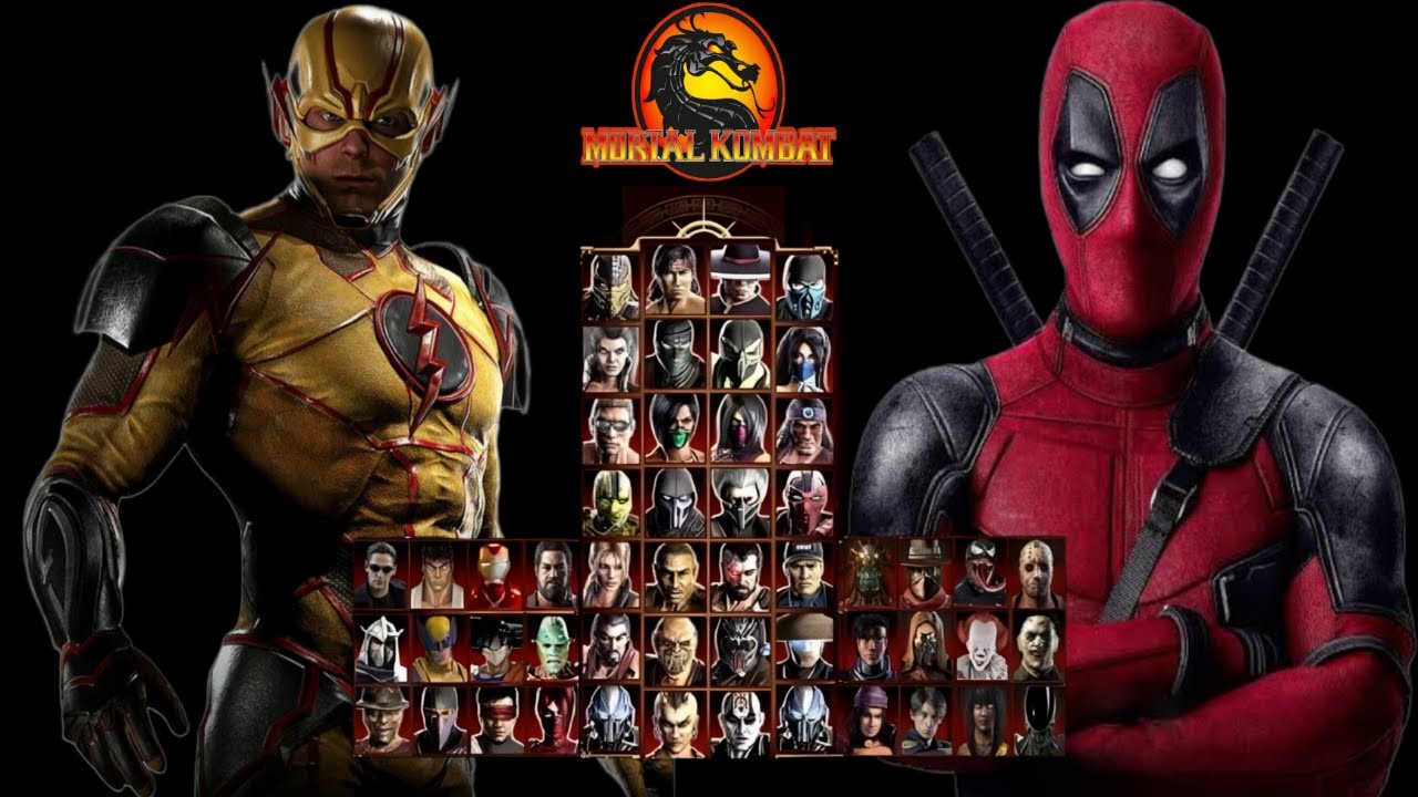 Mortal Kombat 9 - REVERSE FLASH & DEADPOOL MOD - NEW Expert Tag Ladder ...