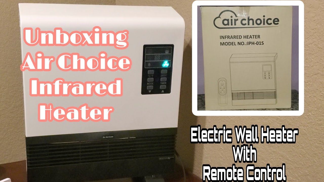 Unboxing Air Choice Infrared Heater || Electric Space Heater With ...